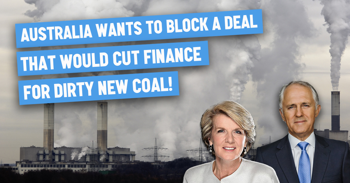 Australia - don't be a climate spoiler - say YES to cutting coal ...